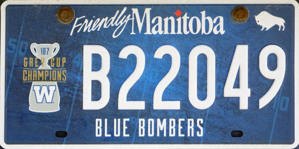 Manitoba specialty licence plates