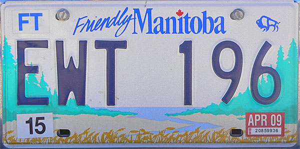 Manitoba license plates